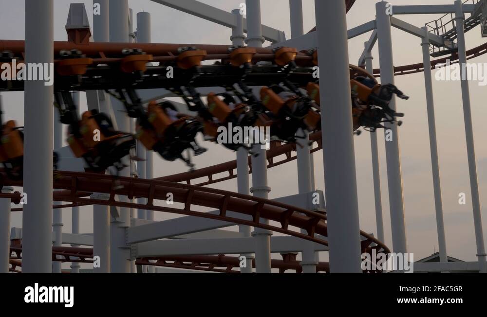 Roller coaster train Stock Videos & Footage - HD and 4K Video Clips - Alamy