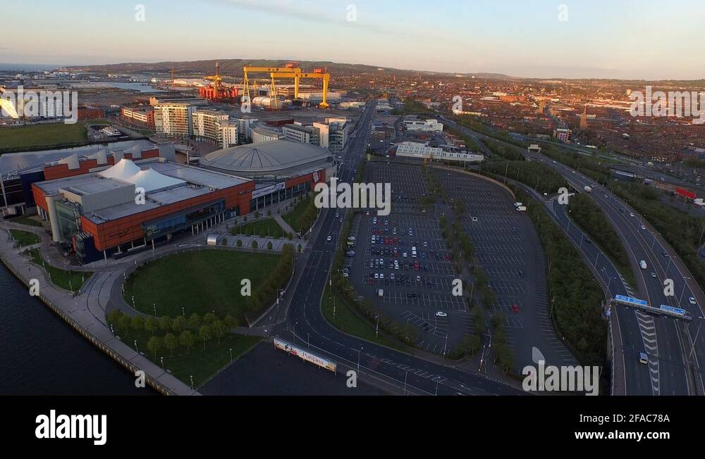 Belfast docks skyline Stock Videos & Footage - HD and 4K Video Clips ...