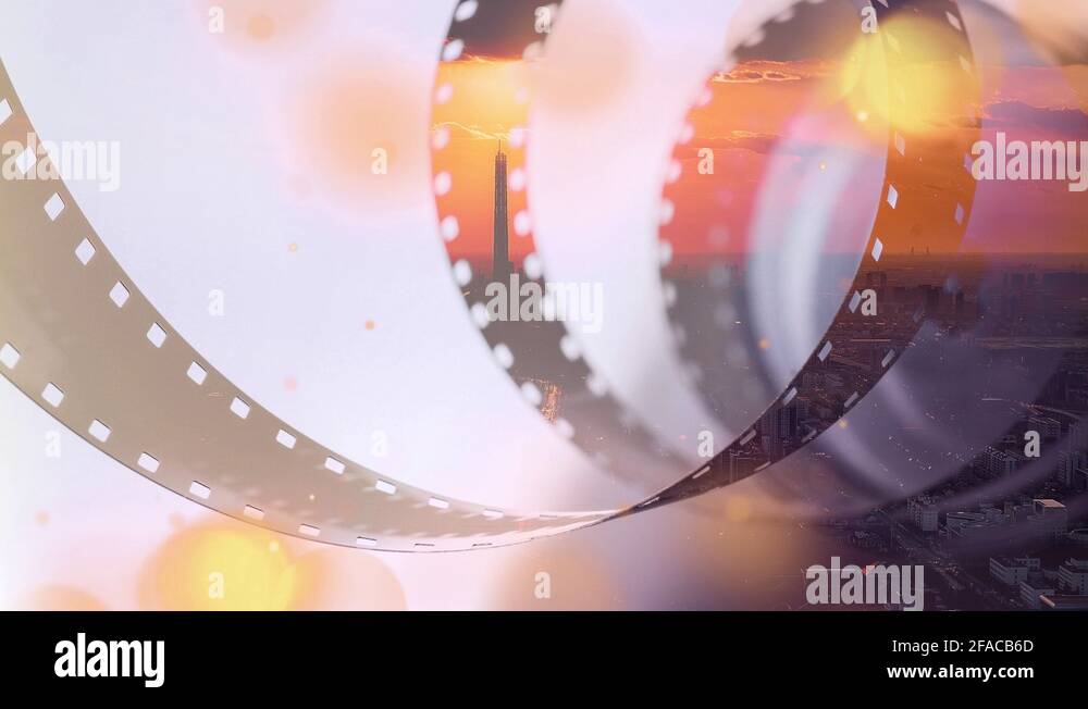 Cinemagraph of film strip background Stock Video Footage - Alamy