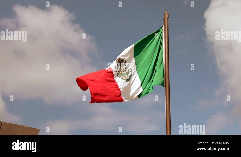Vector illustration waving mexican flag Stock Videos & Footage - HD and ...