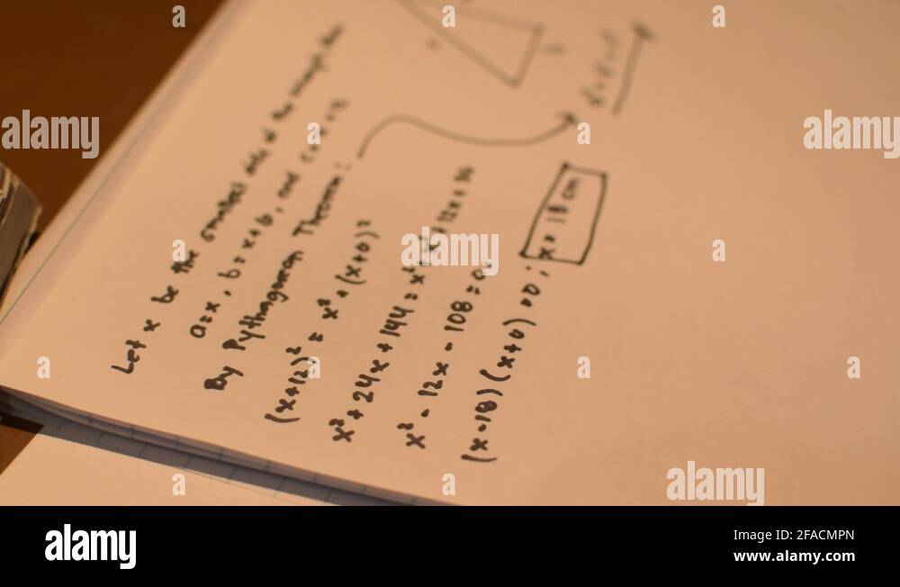 Hand writing math problem Stock Videos & Footage - HD and 4K Video ...