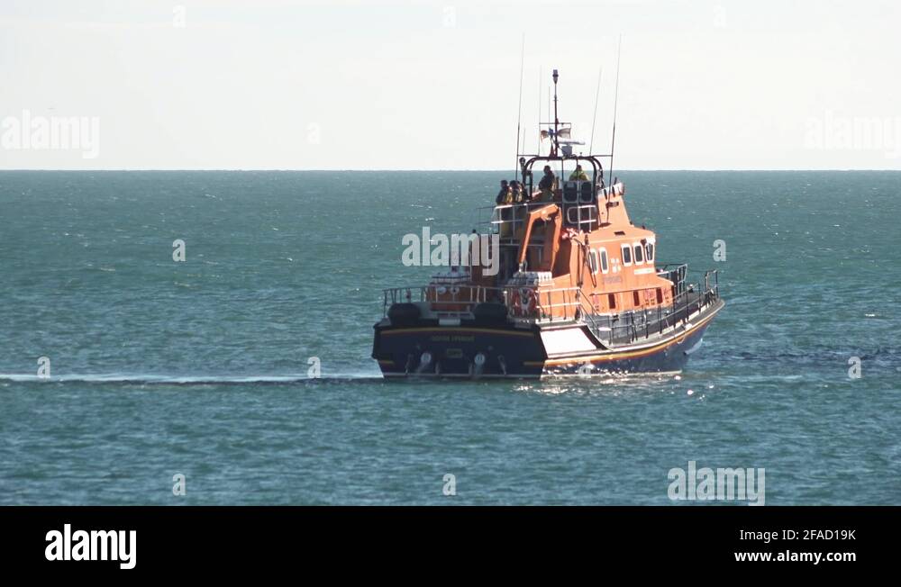 Orange and blue lifeboat Stock Videos & Footage - HD and 4K Video Clips ...