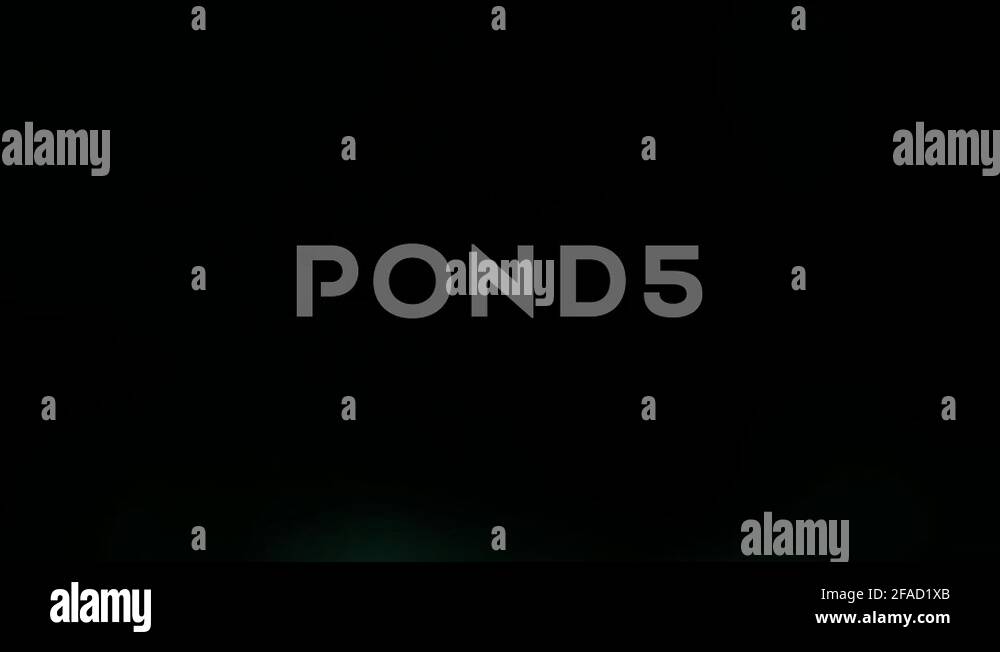 Filmed lens flare and light leak in turquoise blue color for video ...