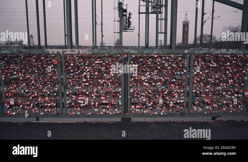 Cologne bridge locks Stock Videos & Footage - HD and 4K Video Clips - Alamy