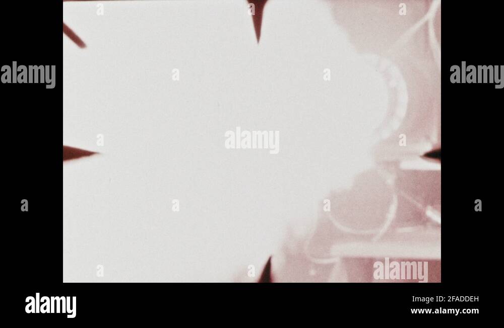 1960s: Atlas Booster sits at observatory then launches. Man reviews ...