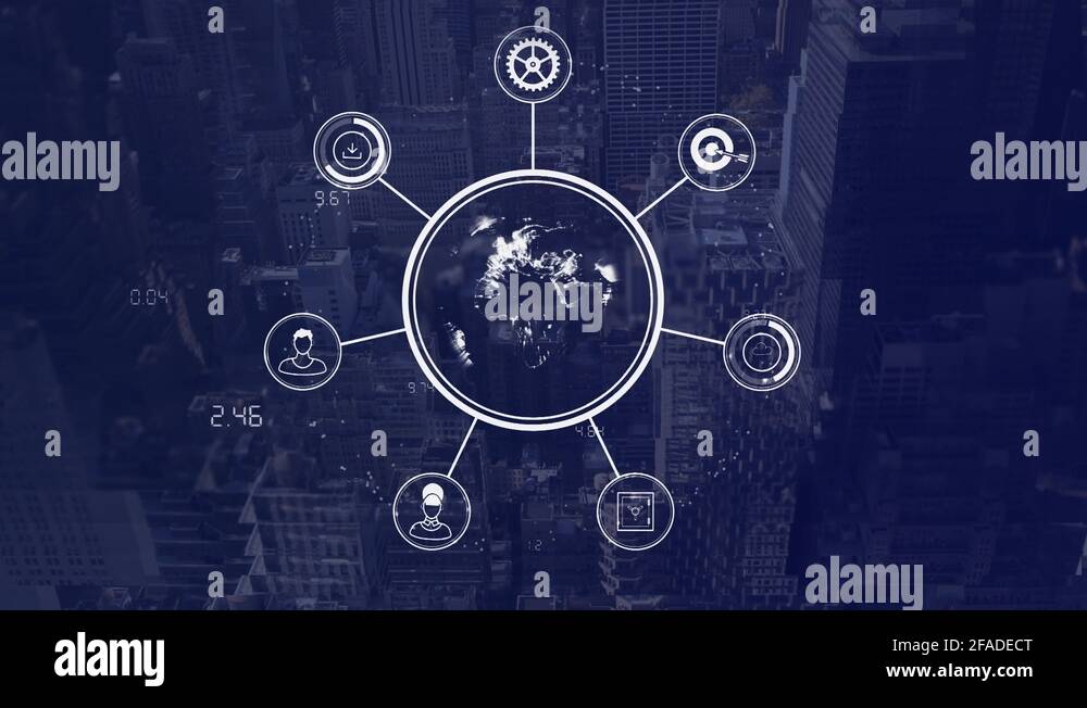 World map showing connections Stock Videos & Footage - HD and 4K Video ...
