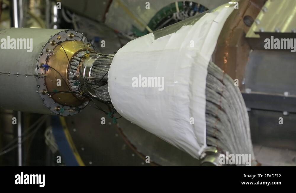 Different parts of the electron-positron Collider 030(052 Stock Video ...