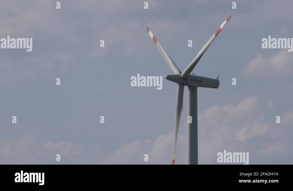 Wind Turbine, Windmill Close, Power Plant Stock Video Footage - Alamy