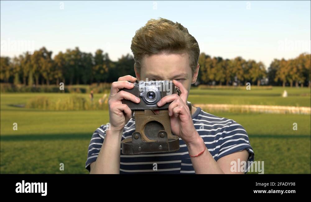 Boy using vintage camera Stock Videos & Footage - HD and 4K Video Clips ...