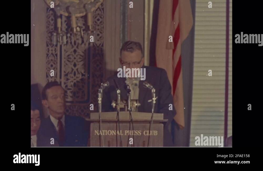 President Ngo Dinh Diem and other officers at the National Press Club ...