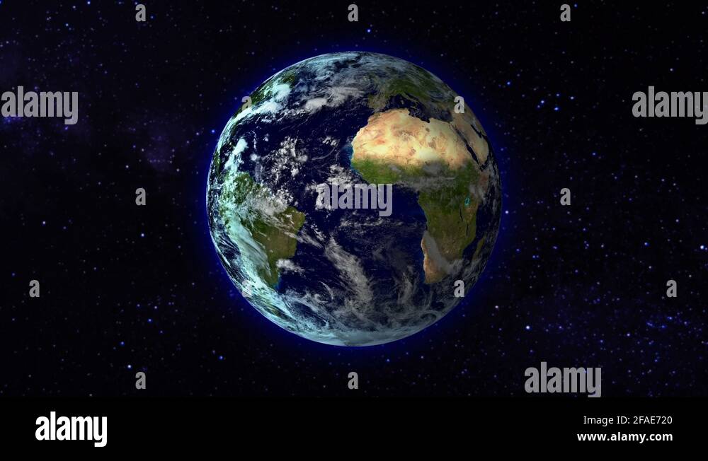 Rotation planet. Earth globe. World map design. Global sphere planet ...