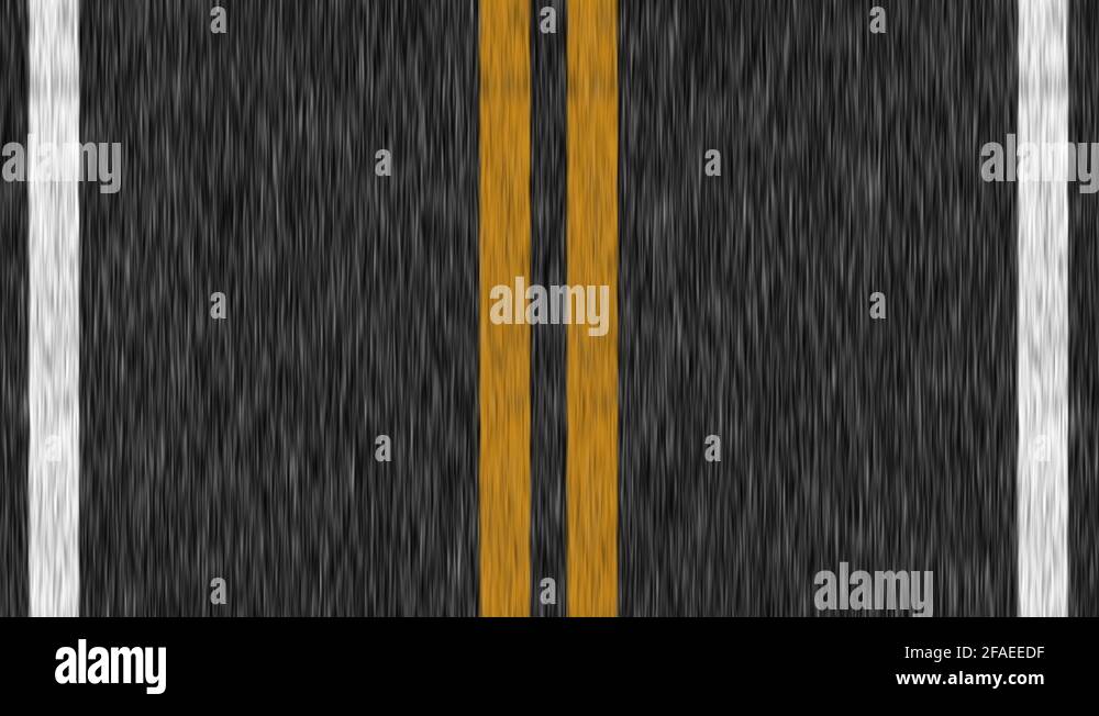 Yellow horizontal road surface markings Stock Videos & Footage - HD and ...