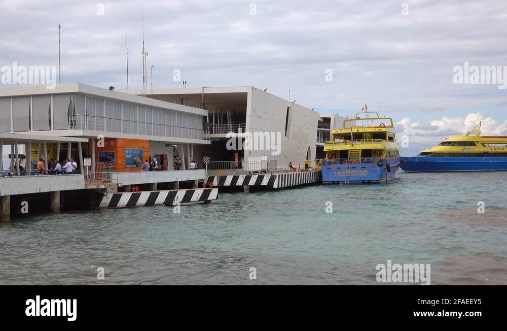 Playa del carmen ferry terminal Stock Videos & Footage - HD and 4K ...