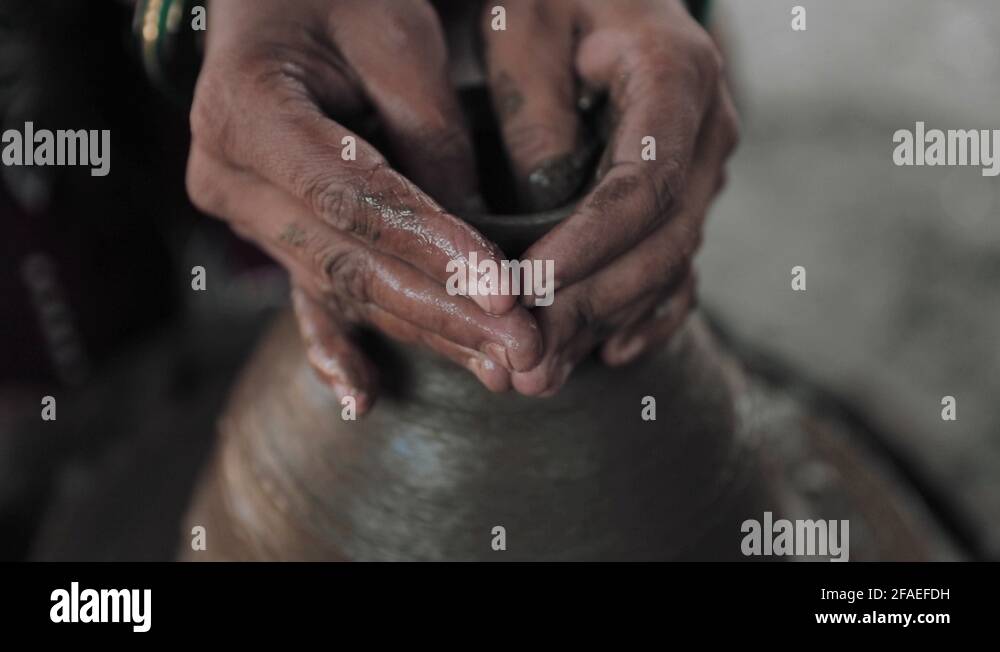 Woman shaping clay Stock Videos & Footage - HD and 4K Video Clips - Alamy