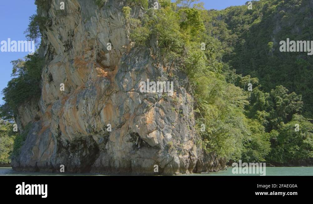 Scenic footage from Cochu Island, in the Bay of Bengal, off the coast ...