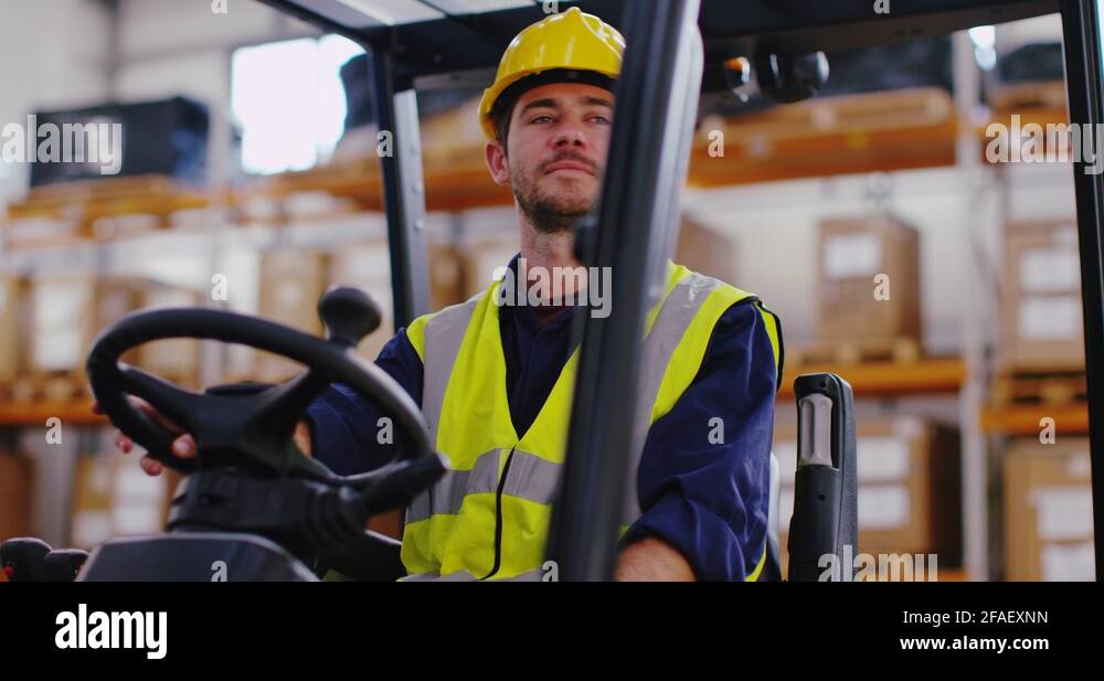 Checking paperwork in distribution warehouse Stock Videos & Footage ...