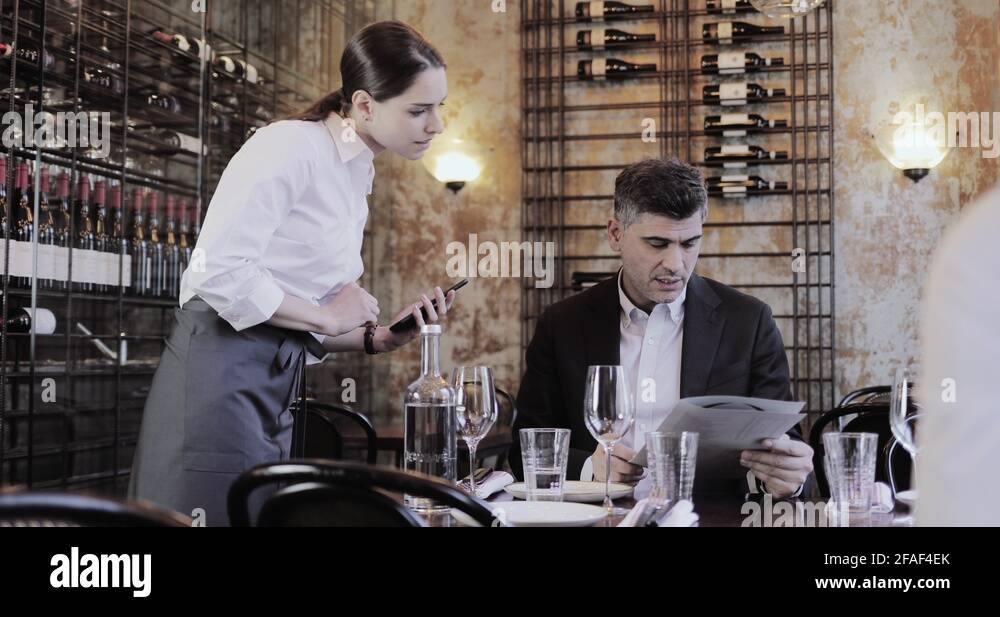 Taking food order Stock Videos & Footage - HD and 4K Video Clips - Alamy