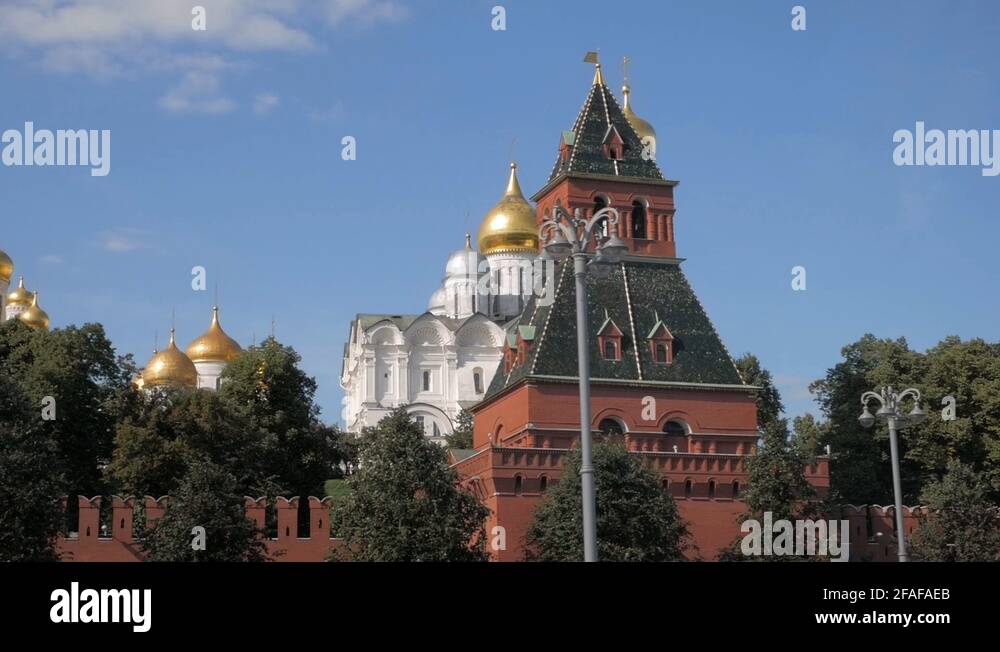 Kremlin wall with towers and cathedrals Stock Videos & Footage - HD and ...
