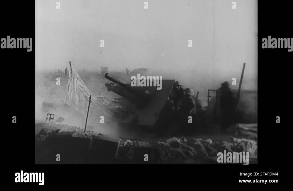 Allied army attack Nazi forces with all types of dangerous weapons ...