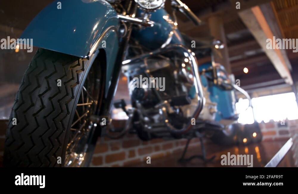 Vintage motorcycle display in Stock Videos & Footage - HD and 4K Video ...
