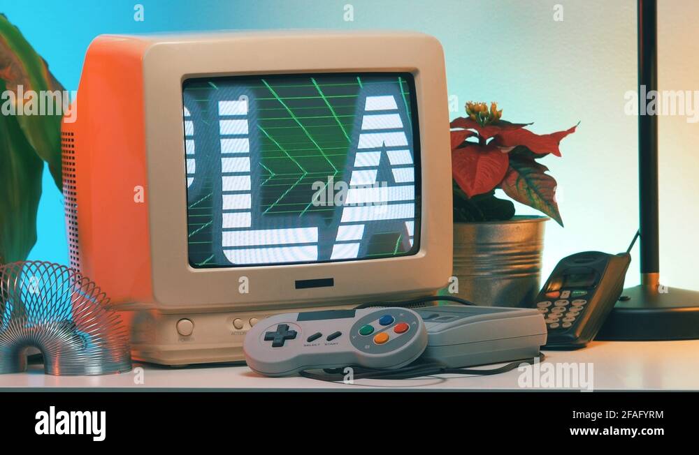 Vintage video game screen Stock Videos & Footage - HD and 4K Video ...