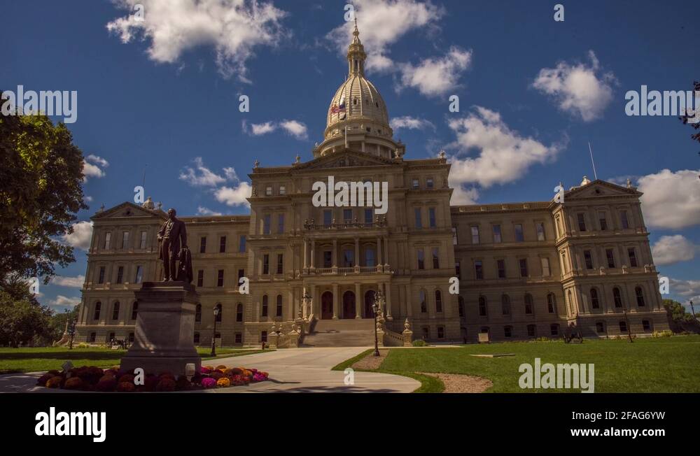 Michigan capitol dome Stock Videos & Footage - HD and 4K Video Clips ...