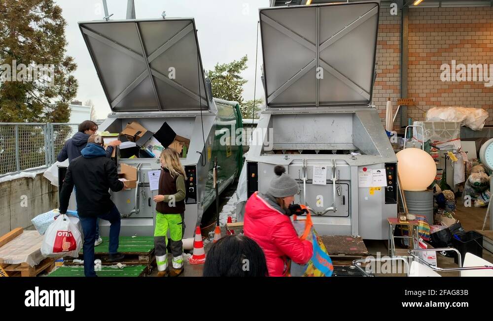 Green bin and recycling boxes Stock Videos & Footage - HD and 4K Video ...