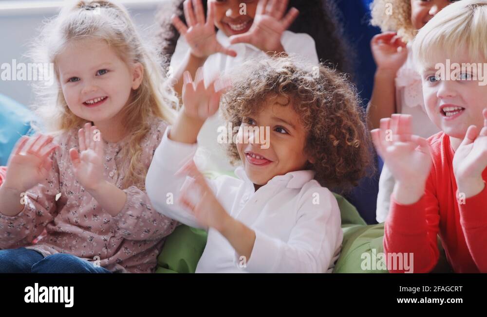 Children waving classroom Stock Videos & Footage - HD and 4K Video ...