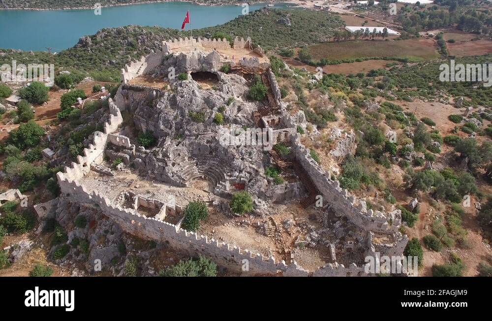 Simena castle kekova turkey Stock Videos & Footage - HD and 4K Video ...