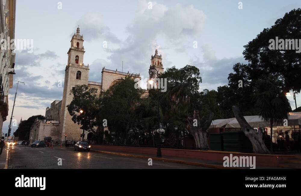 Catedral de san ildefonso merida Stock Videos & Footage - HD and 4K ...