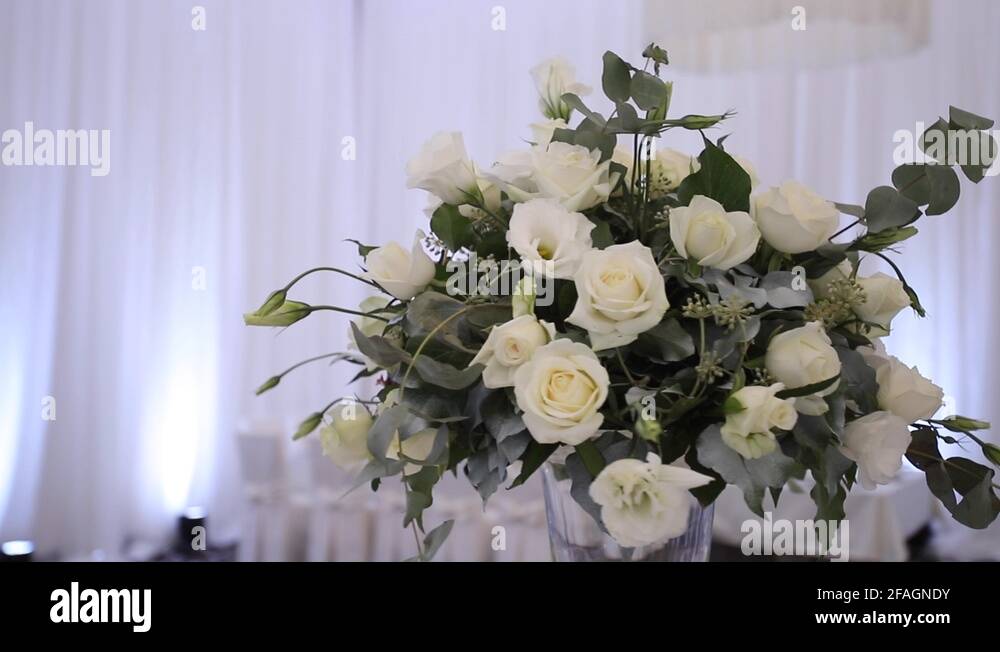 White rose table setting Stock Videos & Footage - HD and 4K Video Clips ...