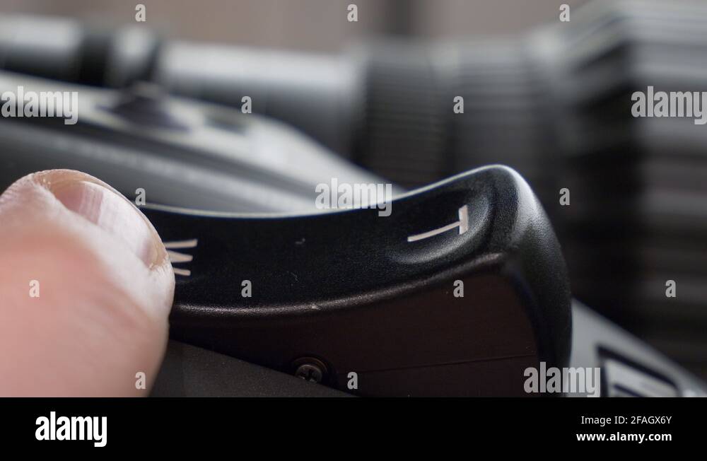 Canon modern TV camera lens. turning of a zoom ring Stock Video Footage ...