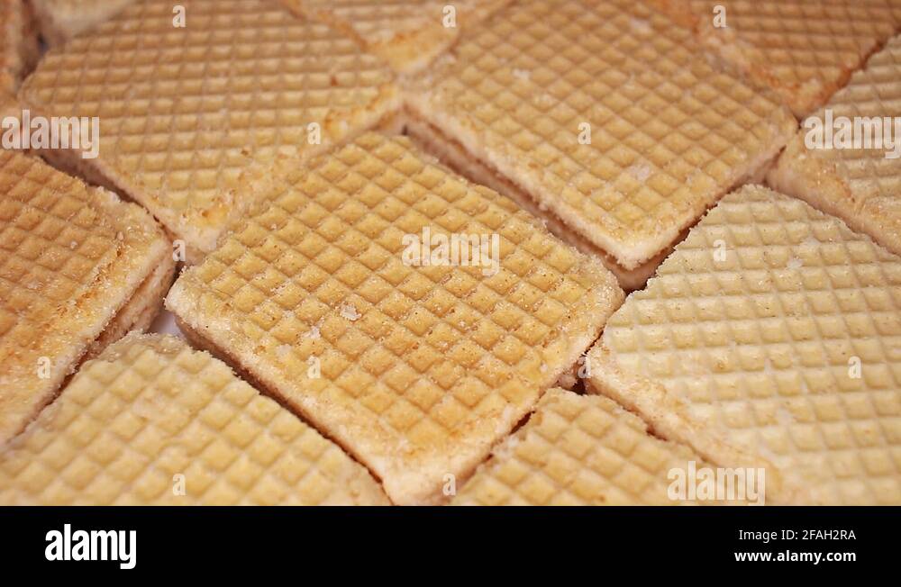 Neapolitan wafer wafers sweets food closeup texture pattern. Seamless ...