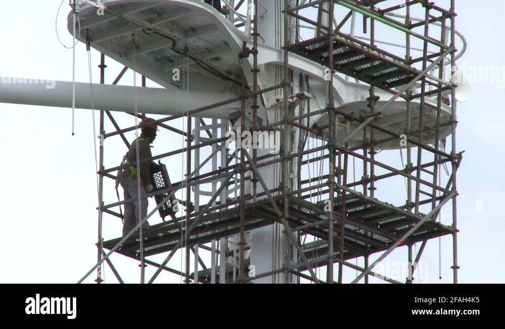 Ship building scaffolding in shipyard Stock Videos & Footage - HD and ...