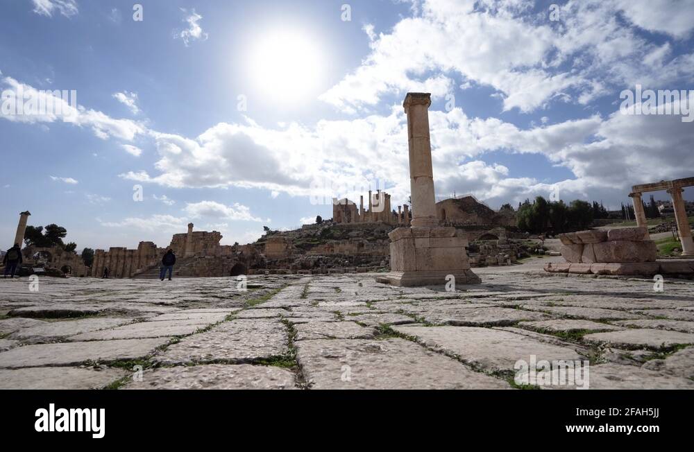 Oval plaza jordan roman ruins Stock Videos & Footage - HD and 4K Video ...