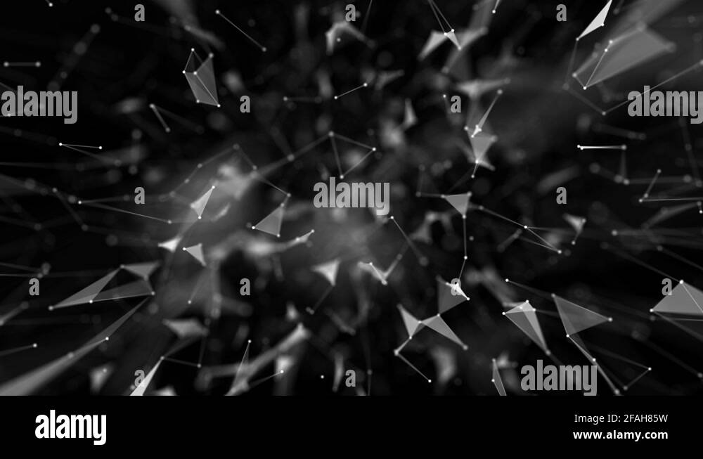 Rotating particles.Animated computer background Stock Video Footage - Alamy