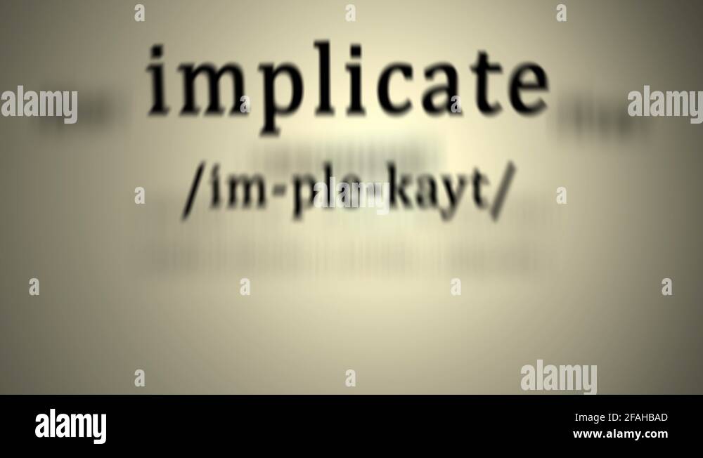 Imply word Stock Videos & Footage - HD and 4K Video Clips - Alamy