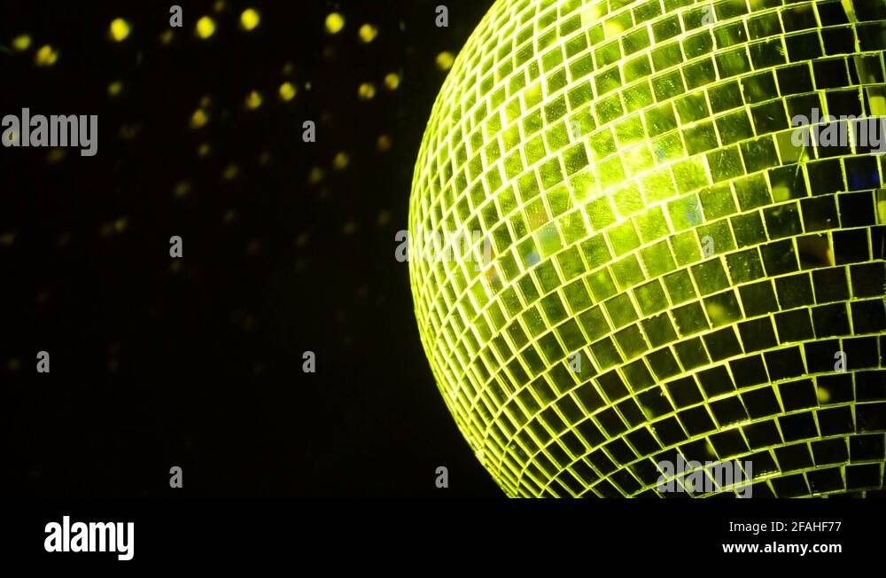 Disco Ball, view from below, from the disco ball beams, stage light ...