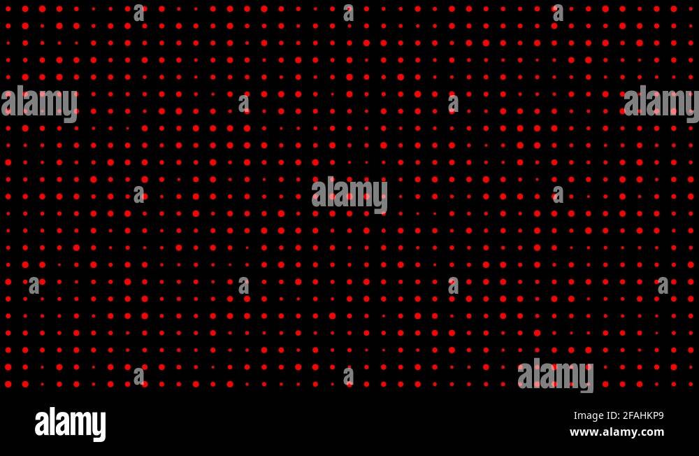 Animated background, red dot waving pulsating scrim design 4k Stock ...