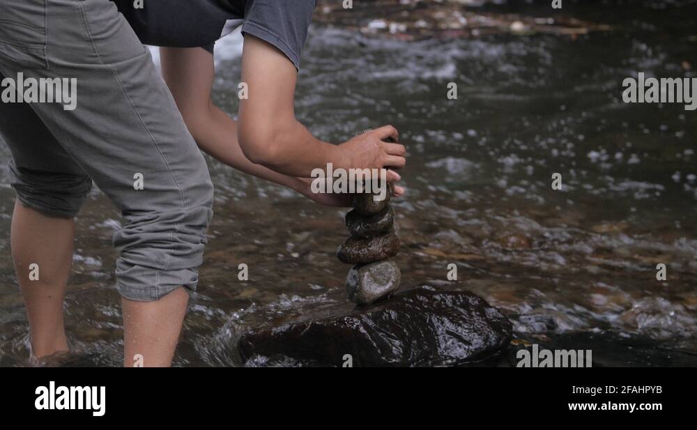 River rock sculpture Stock Videos & Footage - HD and 4K Video Clips - Alamy