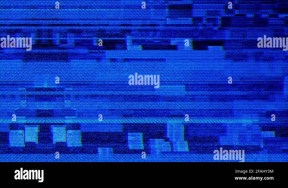 Tv digital distortion screen texture vj loop Stock Video Footage - Alamy