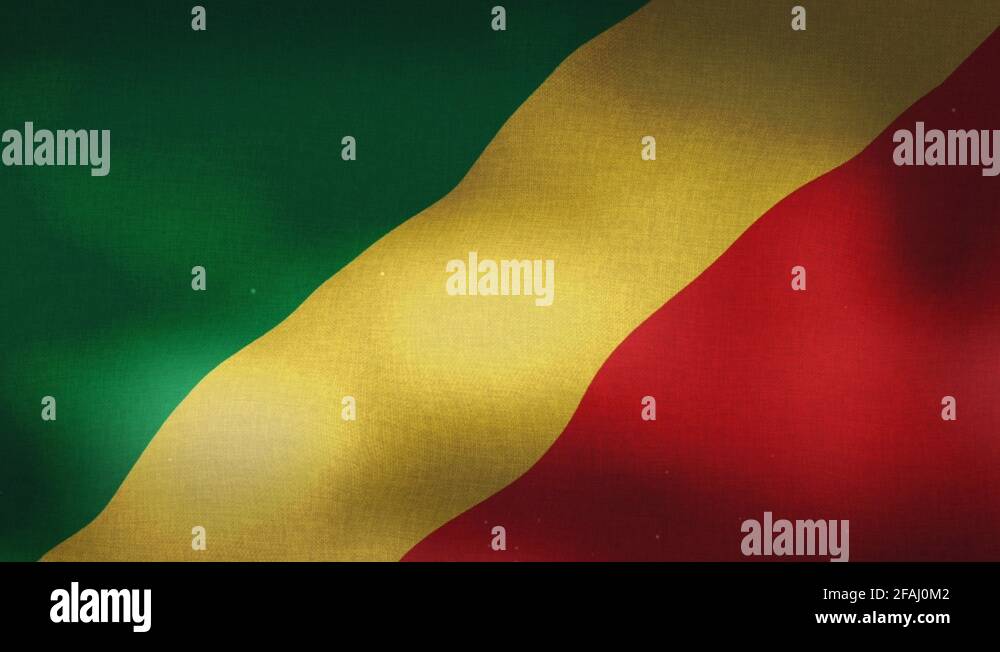 National flag republic congo Stock Videos & Footage - HD and 4K Video ...