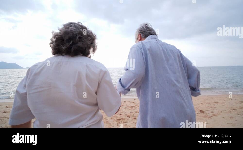 Elder man running beach Stock Videos & Footage - HD and 4K Video Clips ...