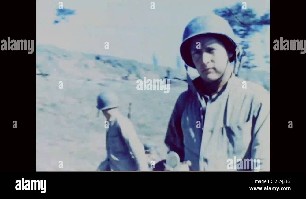 Soldiers of 8th Army under Gen. Walton Walker head for Battle of Inchon ...