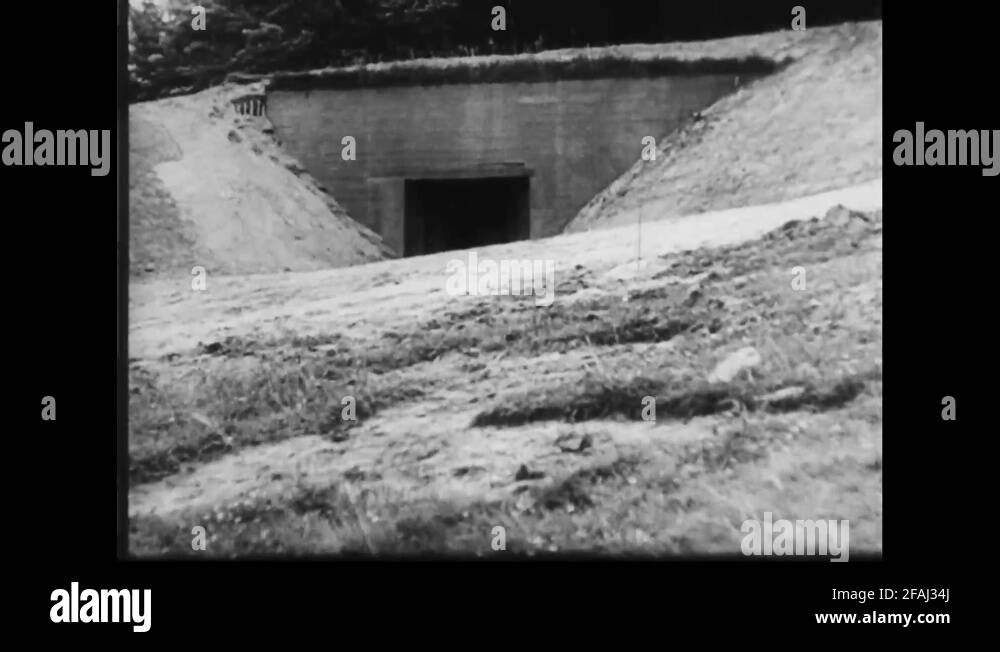 Gen. Siegfried Westphal talks about the Siegfried Line - 1944 Stock ...
