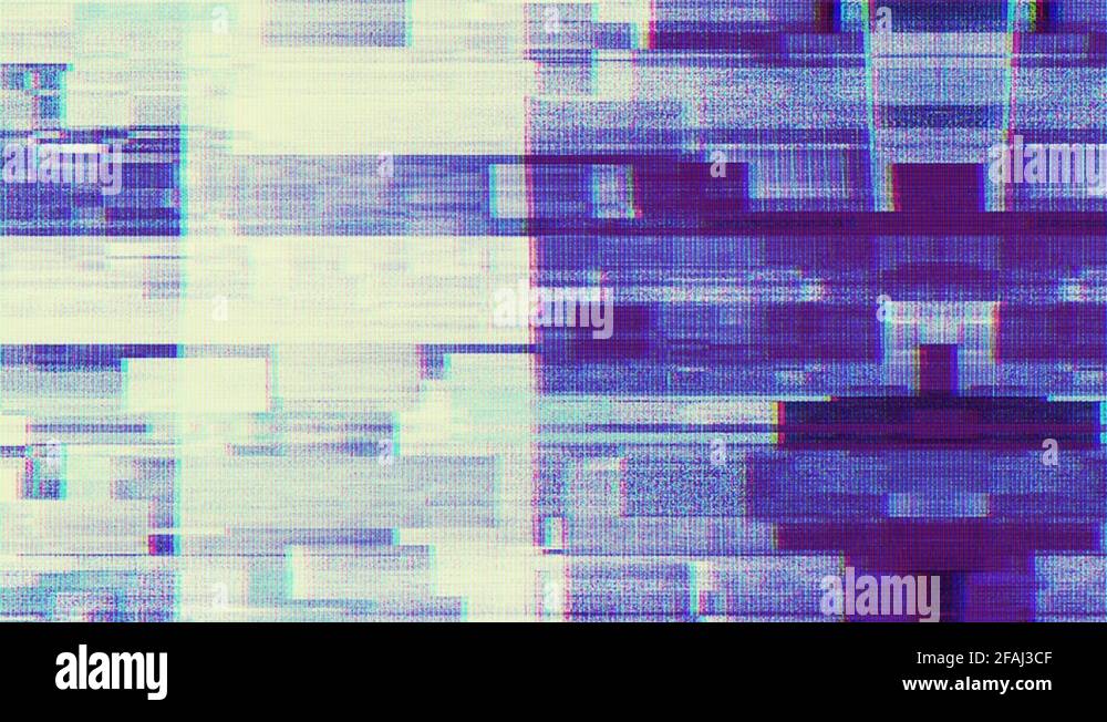Tv digital distortion screen texture vj loop Stock Video Footage - Alamy