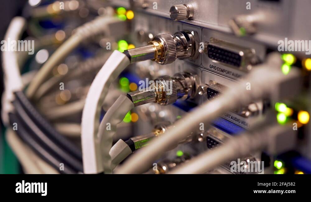 Modular DVB to IP gateway system for IPTV headends Stock Video Footage - Alamy