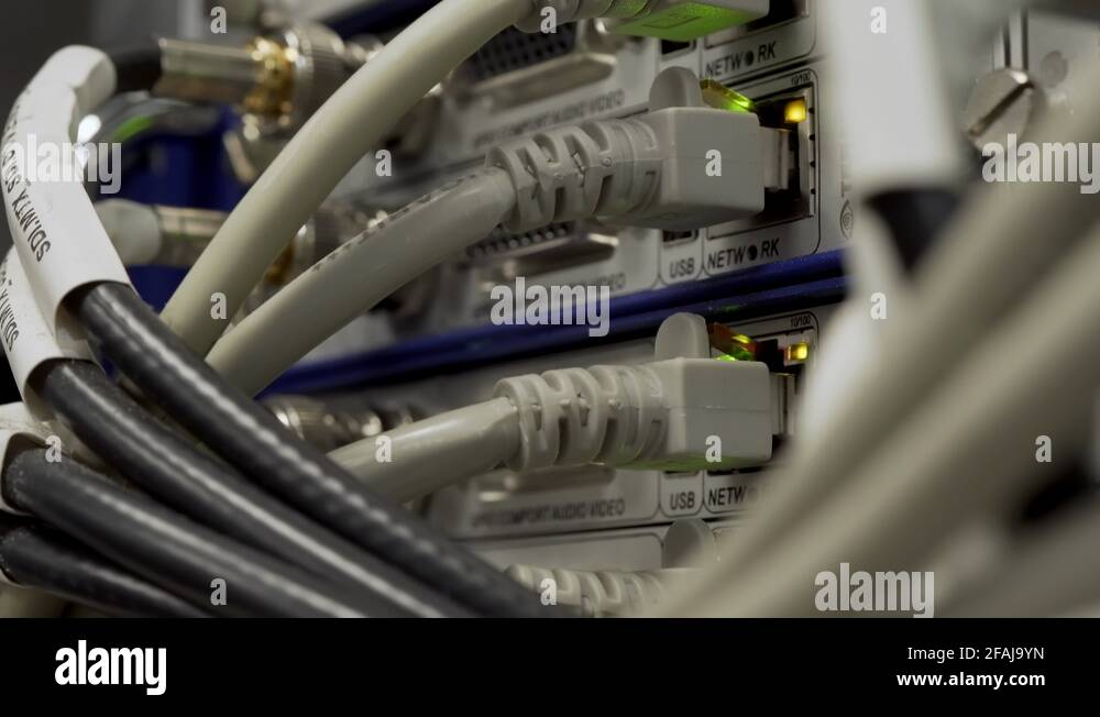 Modular DVB to IP gateway system for IPTV headends Stock Video Footage - Alamy