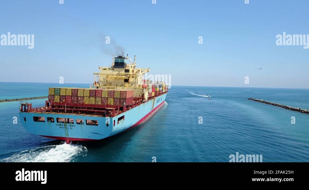 Fully laden container ship Stock Videos & Footage - HD and 4K Video ...
