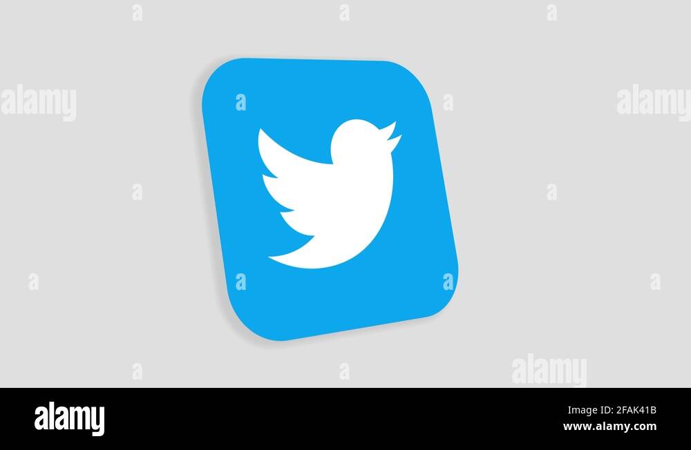 Twitter logo app icon Stock Videos & Footage - HD and 4K Video Clips ...
